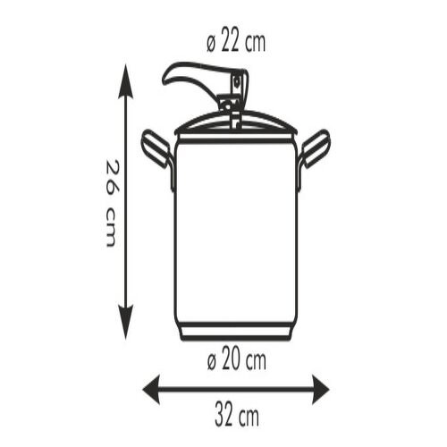 Tescoma MAGNUM kuktafazék, 7 l | ElegansOtthon.hu